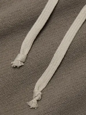Rick Owens Drawstring Sleeveless Cotton Hoodie