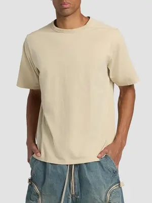 Rick Owens Brad Cotton T-shirt - Sand