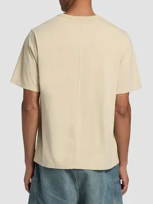 Rick Owens Brad Cotton T-shirt - Sand