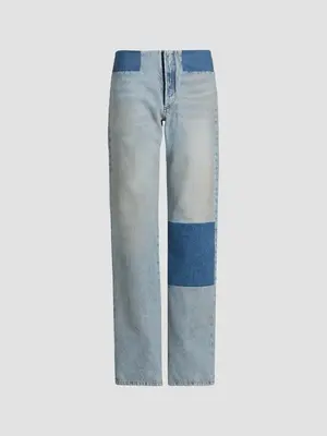 MAISON MARGIELA Patchwork Denim Pants - Medium Blue