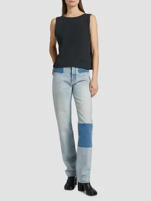 MAISON MARGIELA Patchwork Denim Pants - Medium Blue