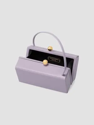 Carolina Herrera Mimi Leather Top Handle Bag