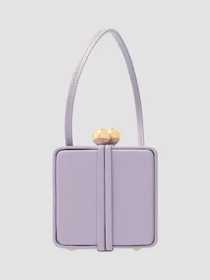 Carolina Herrera Mimi Leather Top Handle Bag