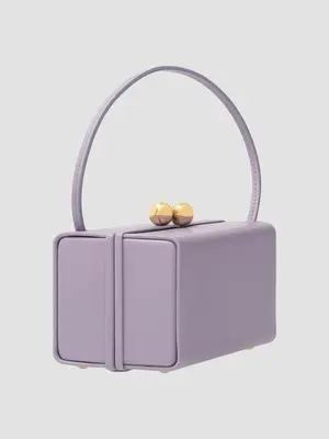 Carolina Herrera Mimi Leather Top Handle Bag