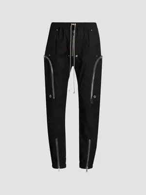 Rick Owens Bauhaus Cargo Jogger Pants - Black
