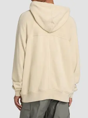 Rick Owens Windbreaker Fleece Cotton Zip-front Hoodie