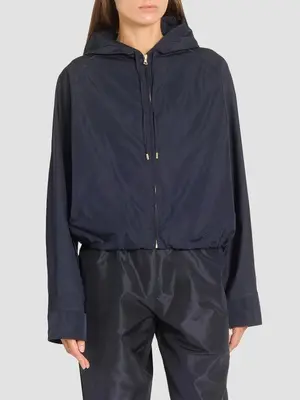 Alaïa Hooded Windbreaker Jacket