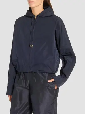 Alaïa Hooded Windbreaker Jacket