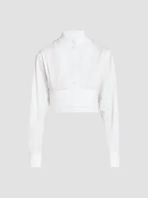 Alaïa Cumberbund Cotton Shirt