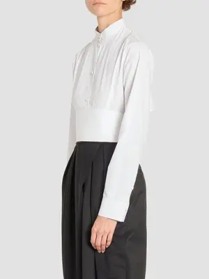 Alaïa Cumberbund Cotton Shirt