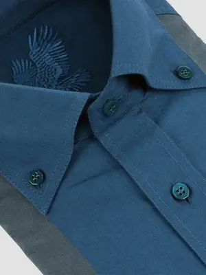 Stefano Ricci Dress Shirt With Embroidered Eagle