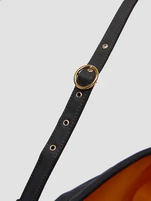 Alaïa Large Le Clik East West Padded Nylon Shoulder Bag