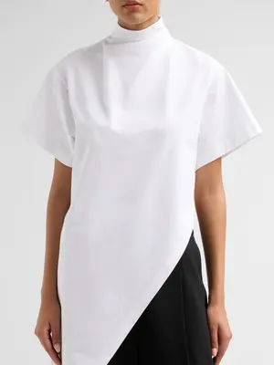 Alaïa Triangle Cotton Jersey T-shirt