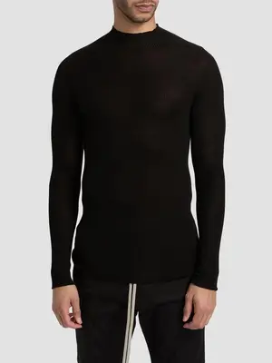 Rick Owens Rib-knit Wool Sweater