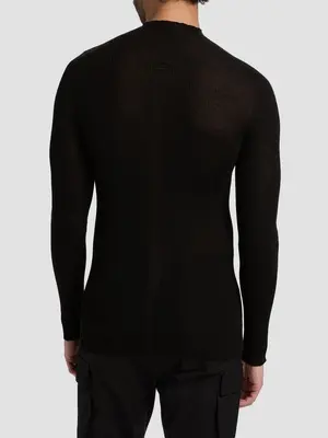 Rick Owens Rib-knit Wool Sweater