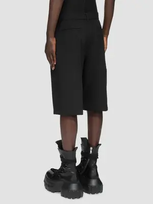 Rick Owens New Wool Work Shorts