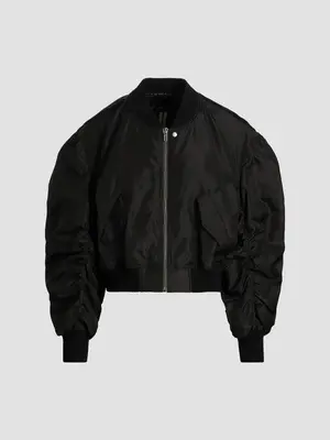 Rick Owens Secchia Flight Bomber Jacket - Black