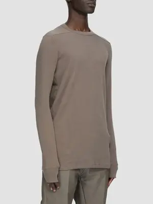 Rick Owens Level Long-sleeve Cotton T-shirt