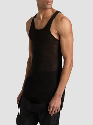 Rick Owens Maglia Cashmere Knit Tank