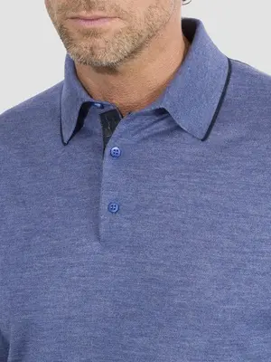 Stefano Ricci Polo Sweater - Blue