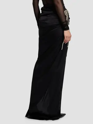 Rick Owens Edfu Fluid Maxi Skirt