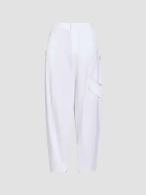 Alaïa Ladder Stitch Cotton Cargo Pants