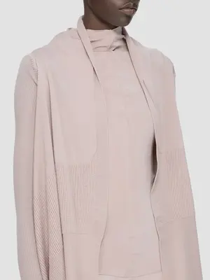 Rick Owens Wool Shawl-collar Wrap Cardigan - Grape