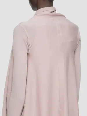 Rick Owens Wool Shawl-collar Wrap Cardigan - Grape