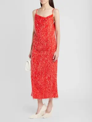 Bottega Veneta Fil Coupé Midi Dress
