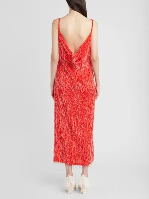 Bottega Veneta Fil Coupé Midi Dress
