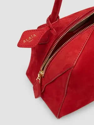 Alaïa Le Bouledogue Small Nubuck Bowling Bag