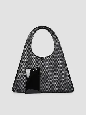 Alaïa One Piece Mesh Hobo Bag