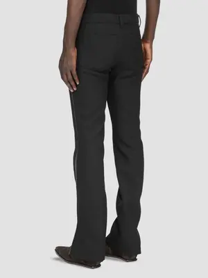Rick Owens Vega Wool Zip-cuff Jeans
