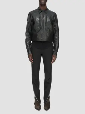 Rick Owens Vega Wool Zip-cuff Jeans