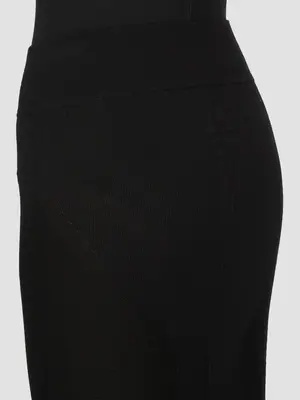 Rick Owens Asymmetric High-waisted Midi-skirt