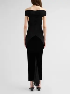Rick Owens Sliced Midi Dress