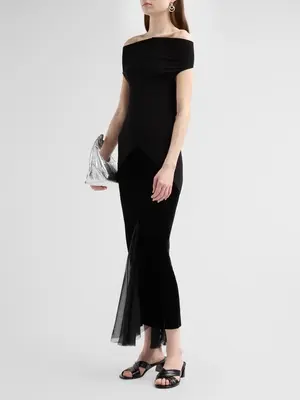 Rick Owens Sliced Midi Dress
