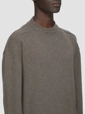 Rick Owens Tommy Lupetto Cashmere-wool Crewneck Sweater