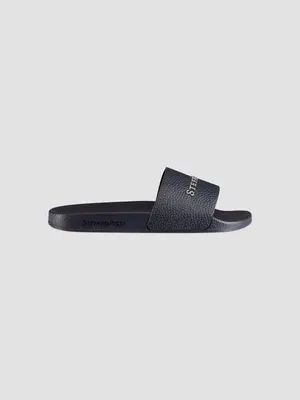 Stefano Ricci Calfskin Leather Slides - Blue