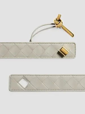 Bottega Veneta Knot-buckle Intrecciato Nappa Leather Belt