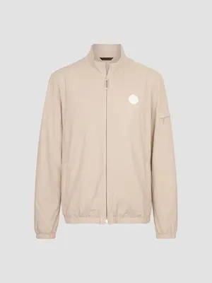 Stefano Ricci Windbreaker Jacket With Zip Closure Beige