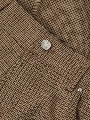 SECOND / LAYER Valluco Glen Plaid Wool Trousers