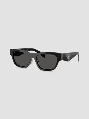 Prada 53mm Butterfly Sunglasses Black