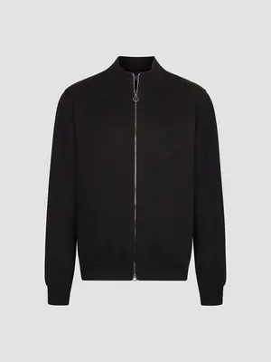 Stefano Ricci Luxurious Full Zip Sweater - Black