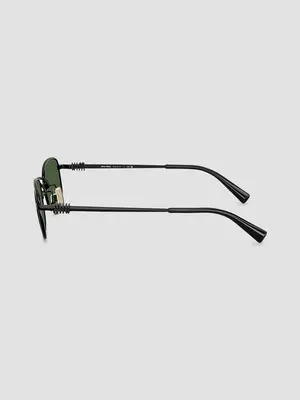 Miu Miu 49mm Rectangular Sunglasses