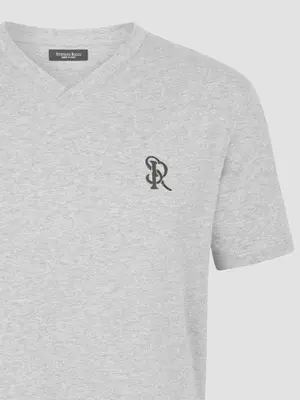 Stefano Ricci Cotton V-neck T-shirt