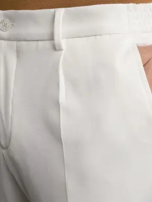 Stefano Ricci Alpha Yarn Cashmere Trousers - White