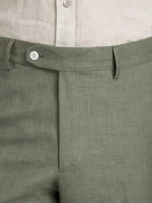 Stefano Ricci Wool And Linen Blend Trousers