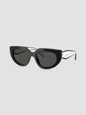 Prada 54mm Oval Cat-eye Sunglasses