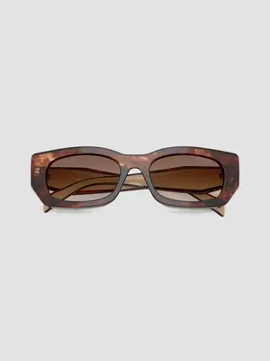 Prada 53mm Rectangle Pillow Sunglasses